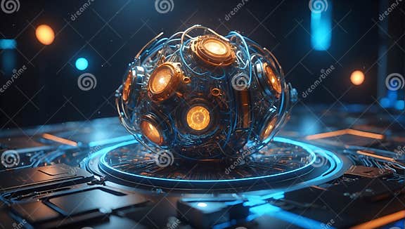 Qubit Unveiled: AI-Generated Quantum Insights. AI Generate Stock ...