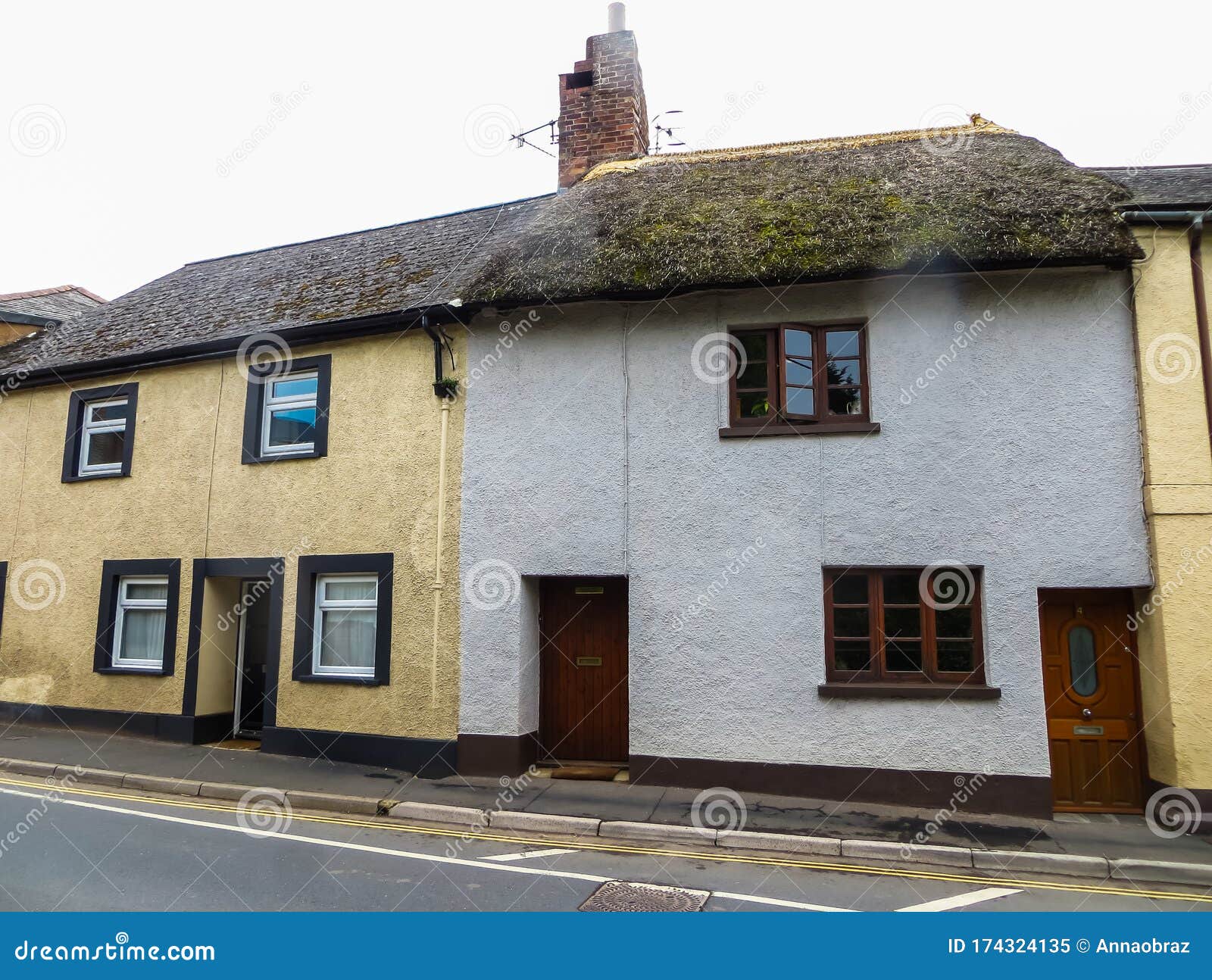 Que Telhados Na Inglaterra De Devon Crediton Imagem de Stock - Imagem ...