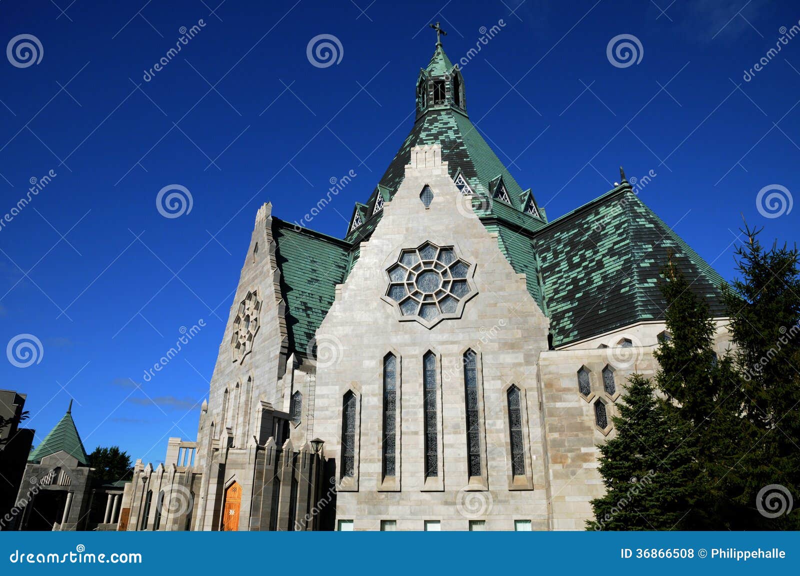 Quebec, the Basilica Notre Dame Du Cap in Cap De La Madeleine Stock ...