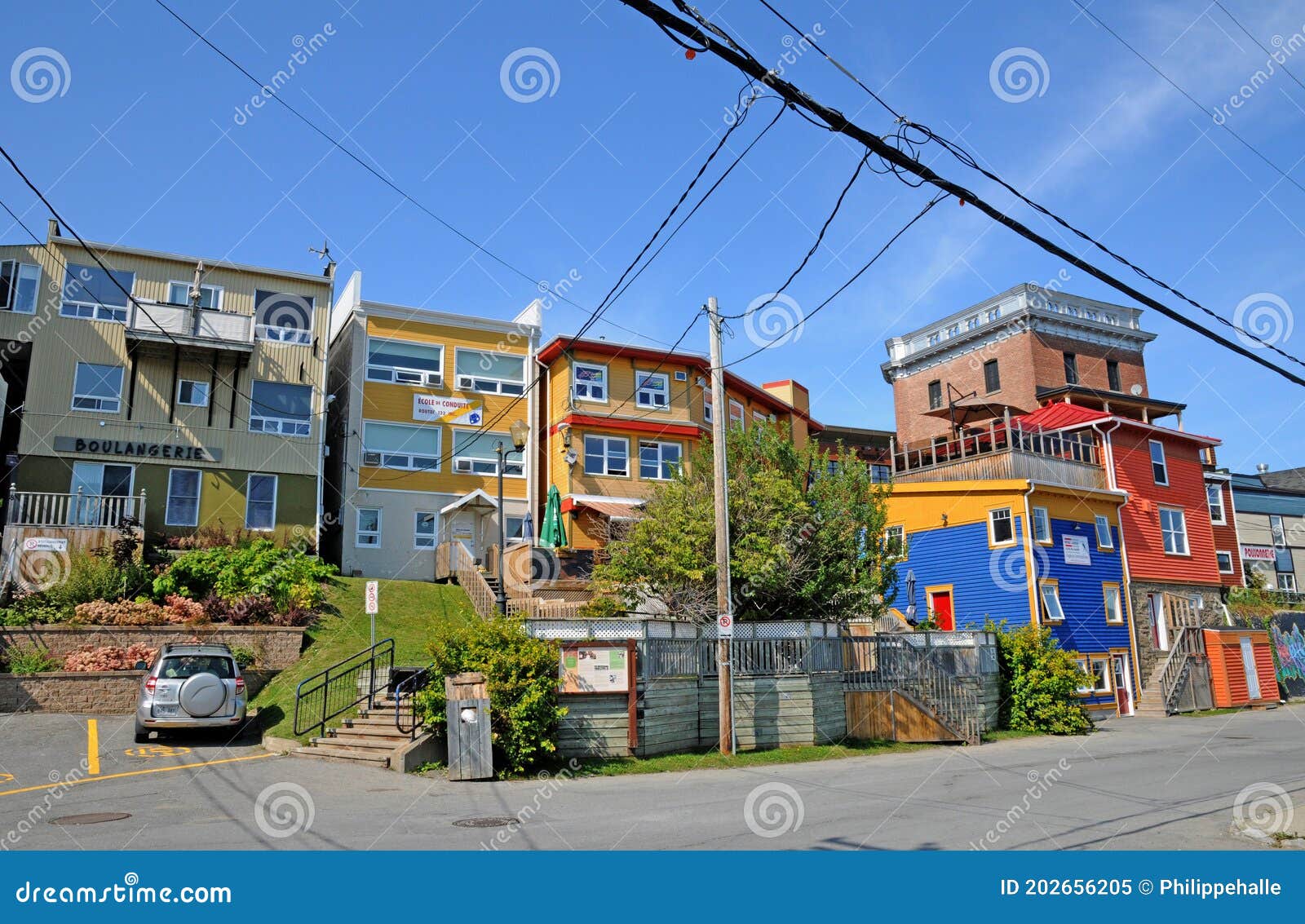 Quebec; Canada- June 25 2018 : City of Gaspe Editorial Image - Image of ...