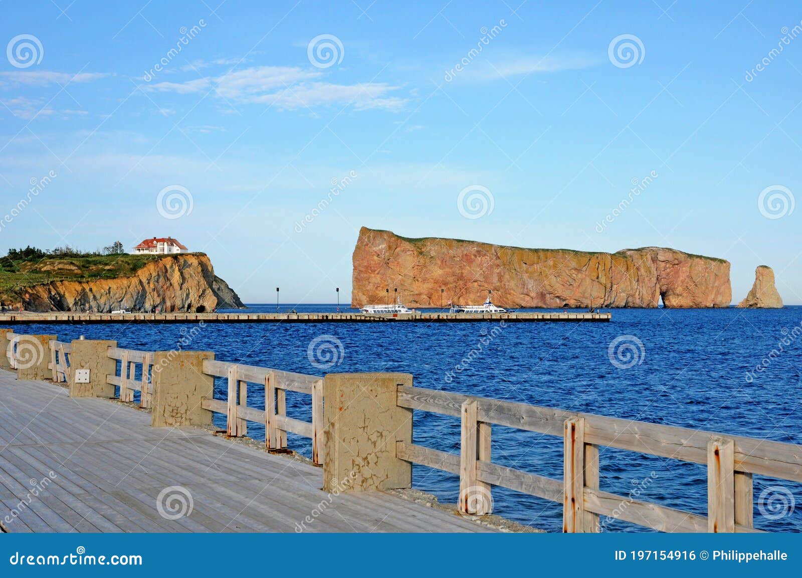 Quebec; Canada- June 25 2018 : Coast of Perce in Gaspesie Editorial ...