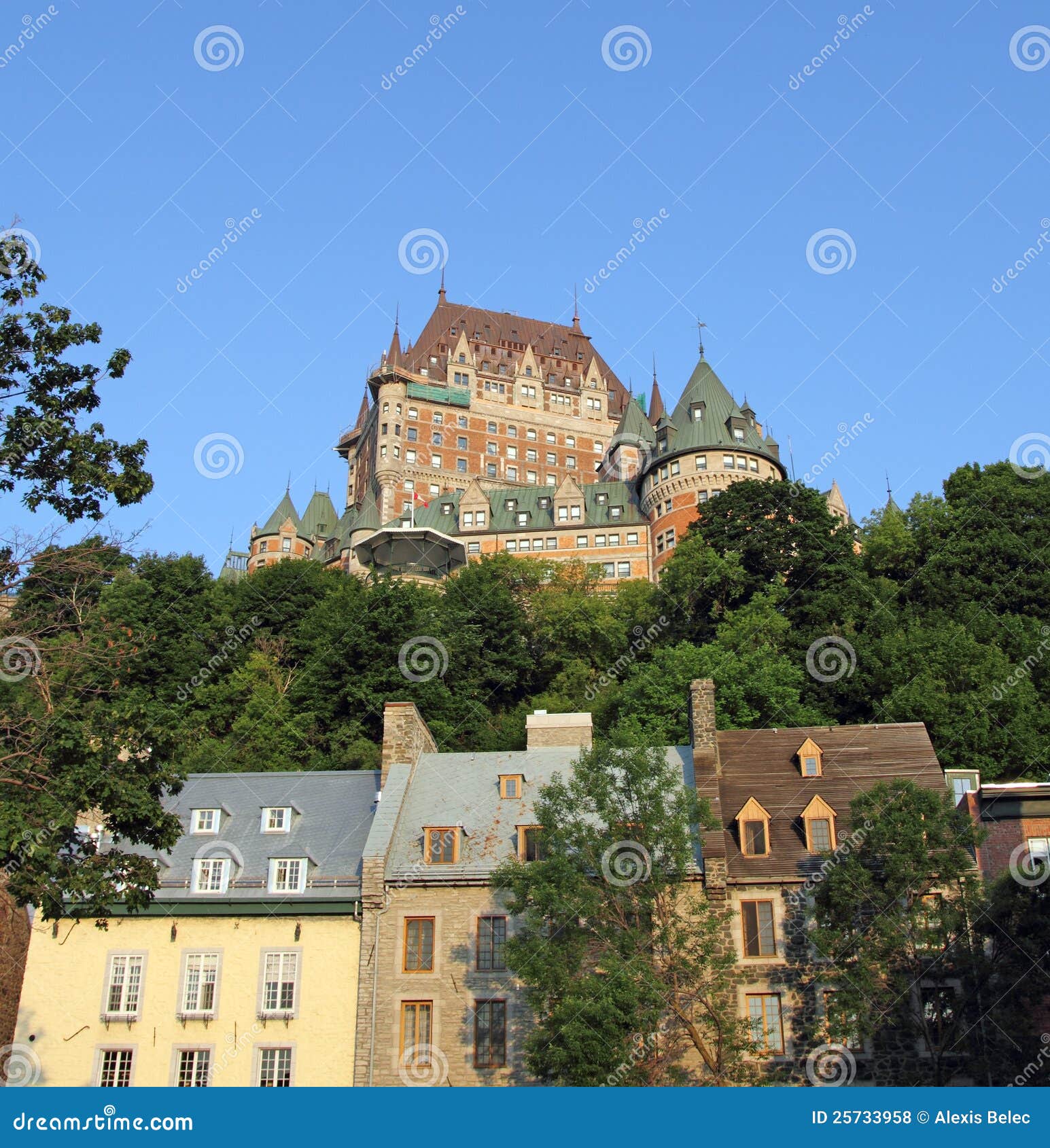 Quebec city stock photo. Image of houses, destination - 25733958