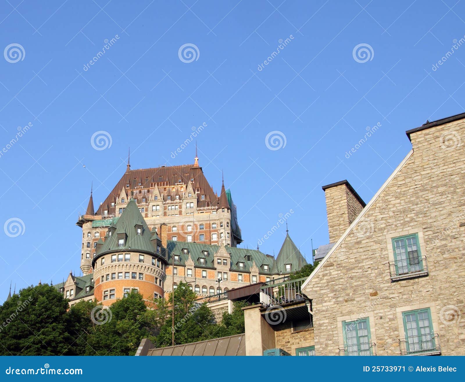 Quebec City imagen de archivo. Imagen de castillo, quebec - 25733971