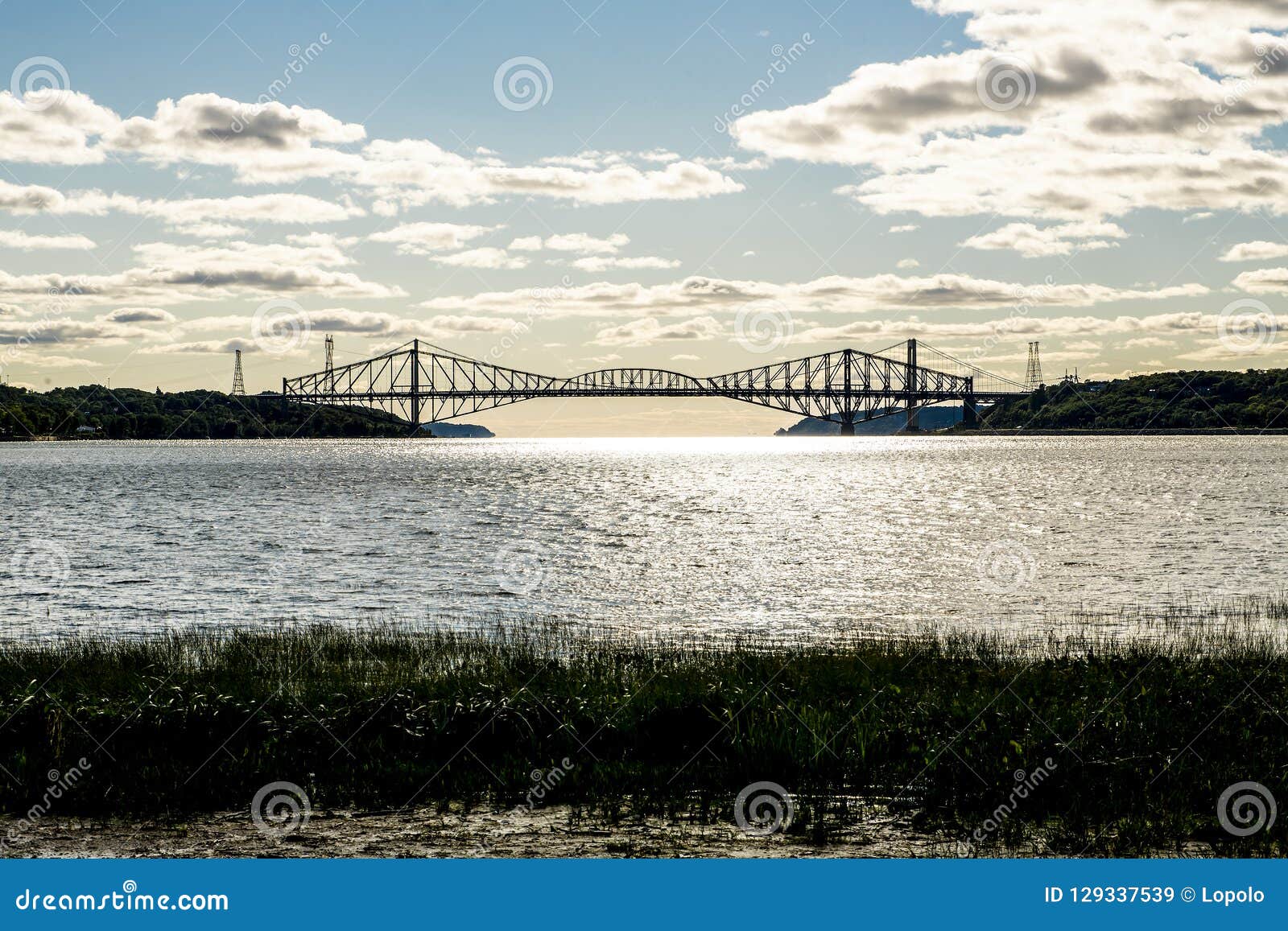 Quebec City Bridge in Canada on the Day Time Stock Image - Image of ...