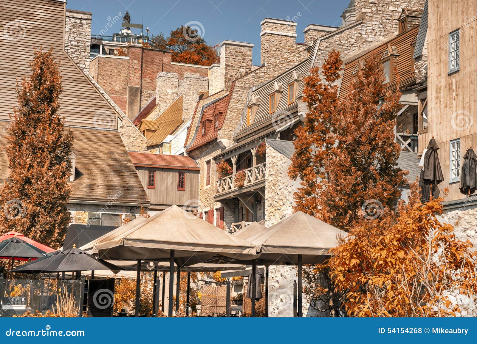 Quebec city, Canada. stock photo. Image of canadian, autumn - 54154268