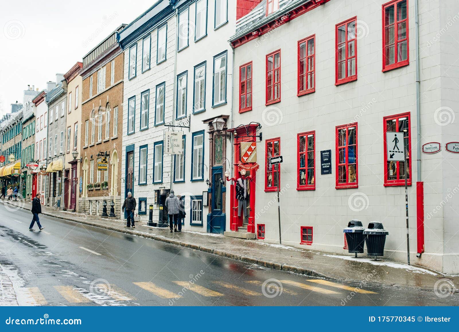 QUEBEC CITY, CANADA - Dec, 2019 the Ancient Architecture of Quebec City ...