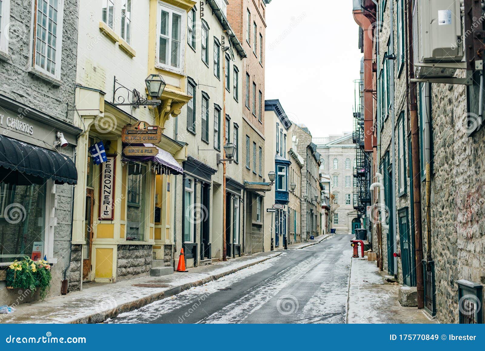 QUEBEC CITY, CANADA - Dec, 2019 the Ancient Architecture of Quebec City ...
