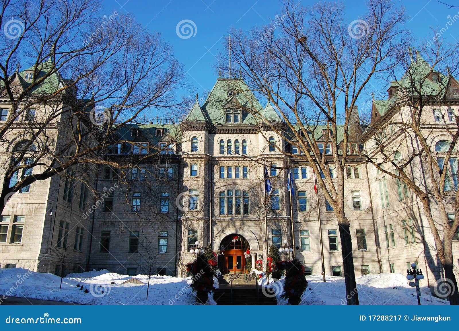 Quebec City City Hall, Quebec, Canada Stock Image - Image of style ...