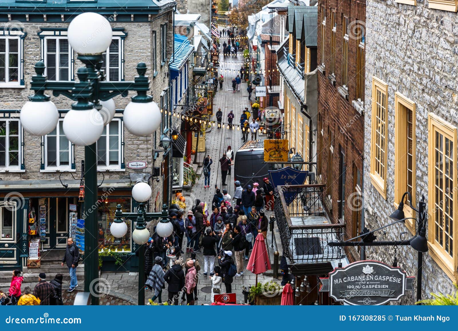 Petit Champlain Quartier, Quebec City, Old Quebec City, Quebec, Canada ...