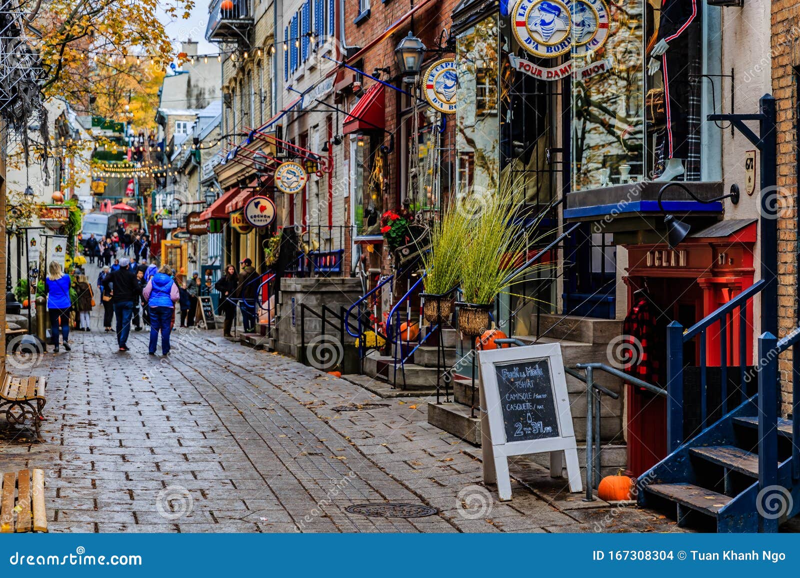Petit Champlain Quartier, Quebec City, Old Quebec City, Quebec, Canada ...