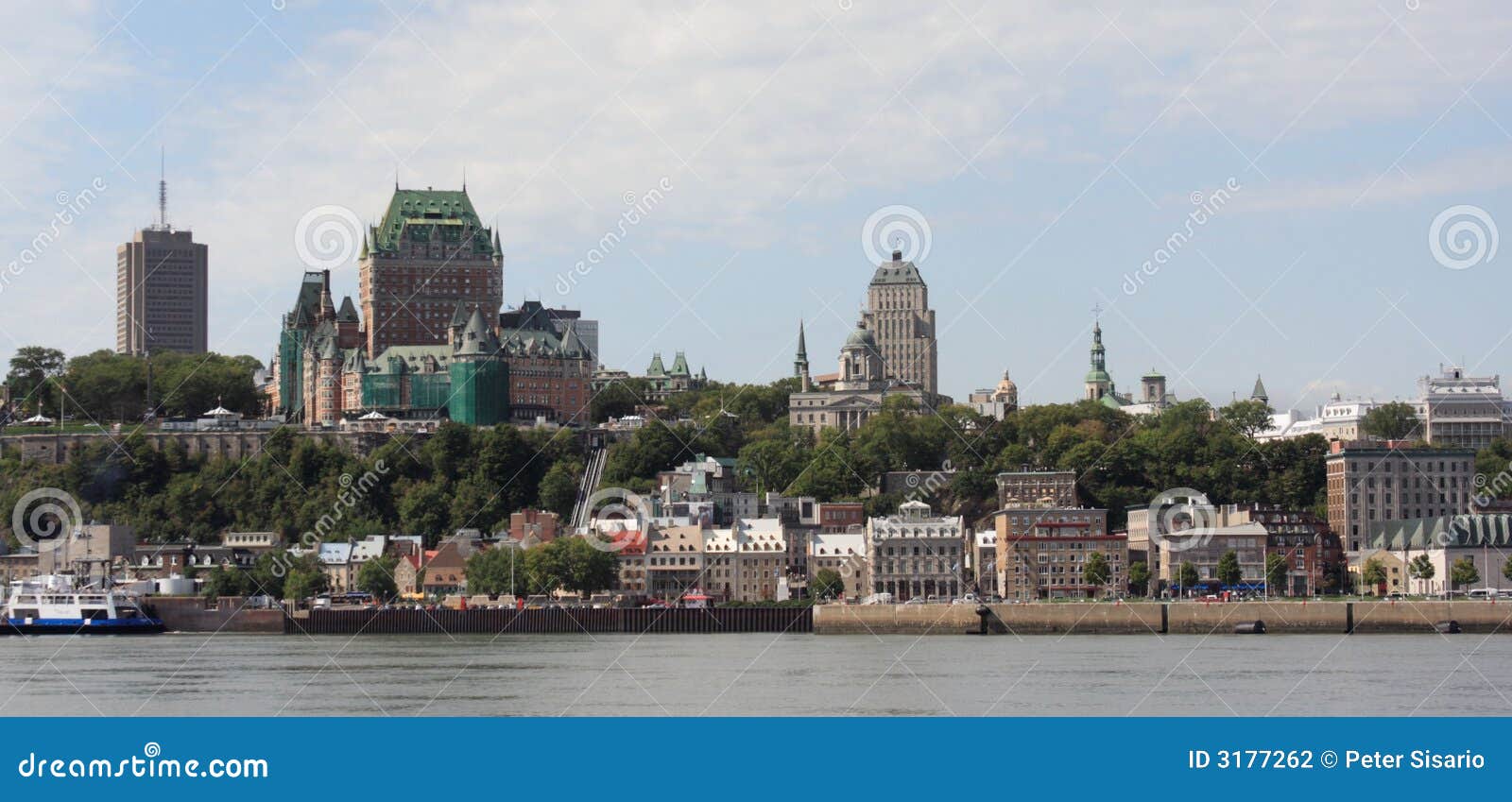 Quebec City Skyline stock photo. Image of architecture - 3177262