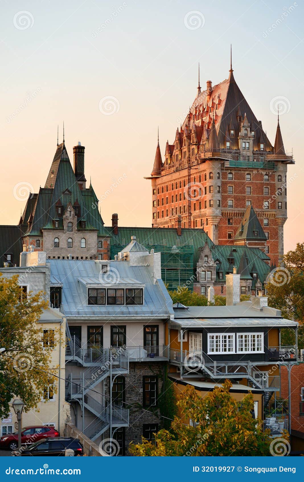 Quebec City stock image. Image of hill, quebec, famous - 32019927