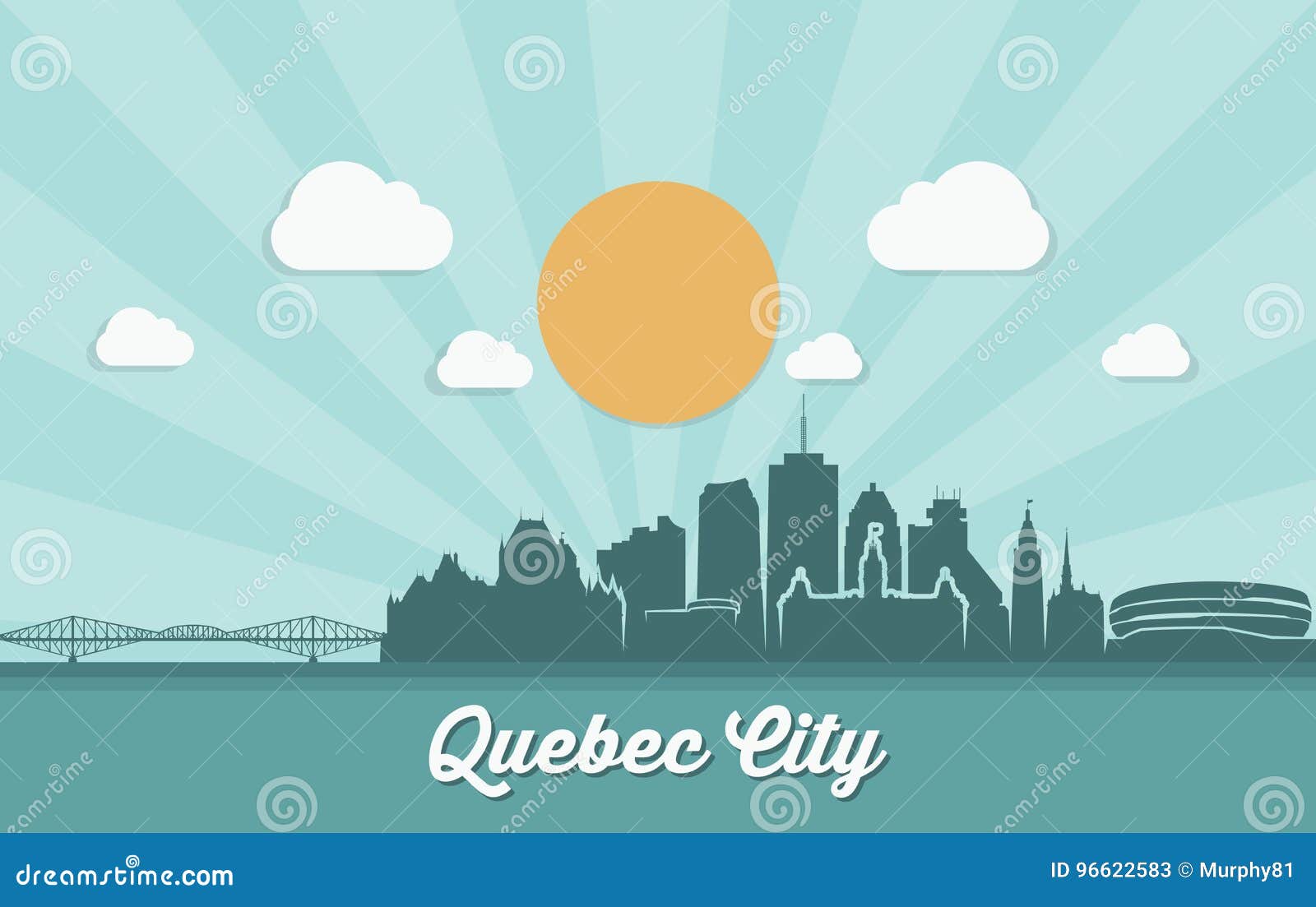 Quebec City Windsor Corridor, Region In Canada, Political Map Vector ...