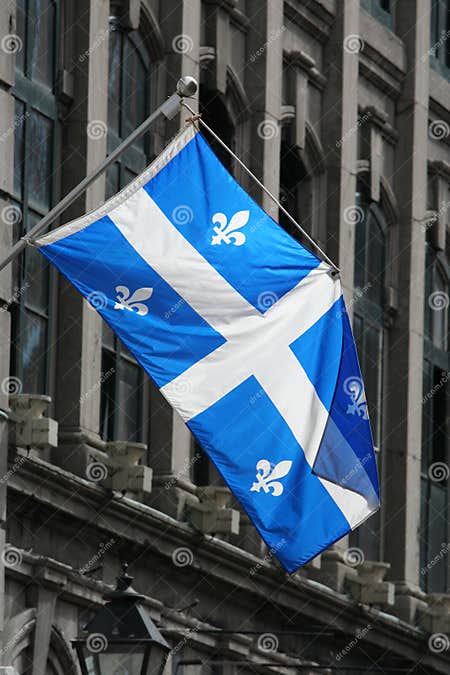 Quebec flag stock photo. Image of montreal, quebecoise - 6168212