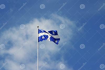 Quebec flag stock photo. Image of color, white, space, blue - 661106