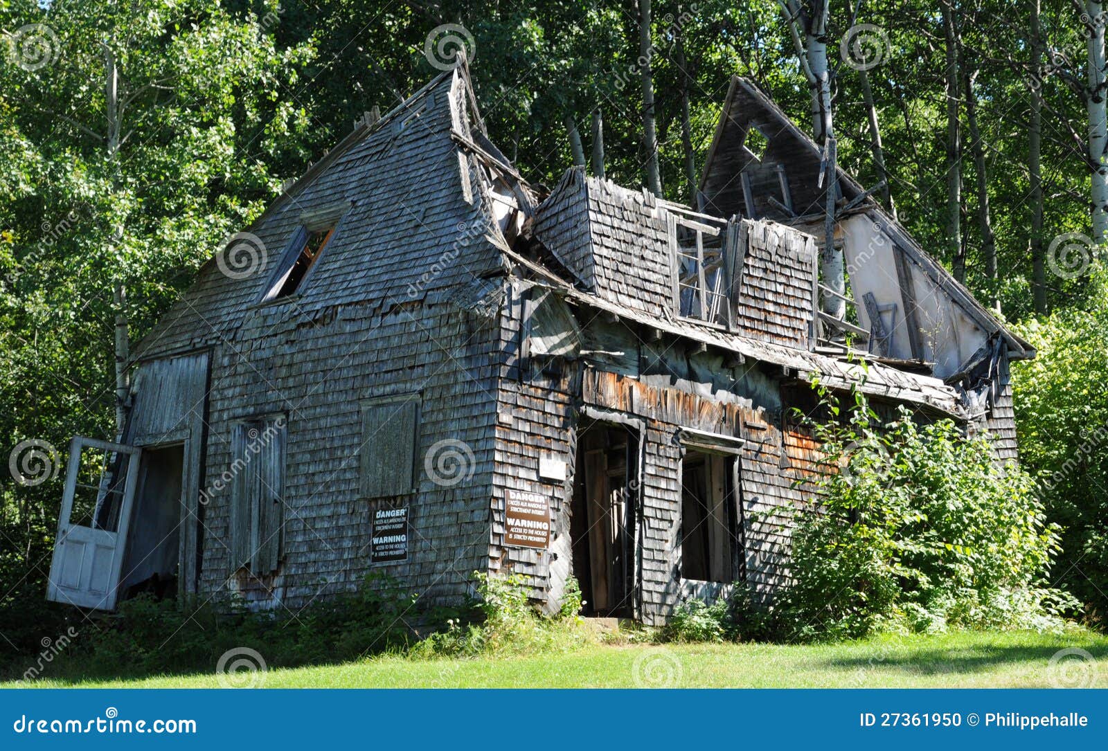 Quebec, the Historical Village of Val Jalbert Stock Photo - Image of ...