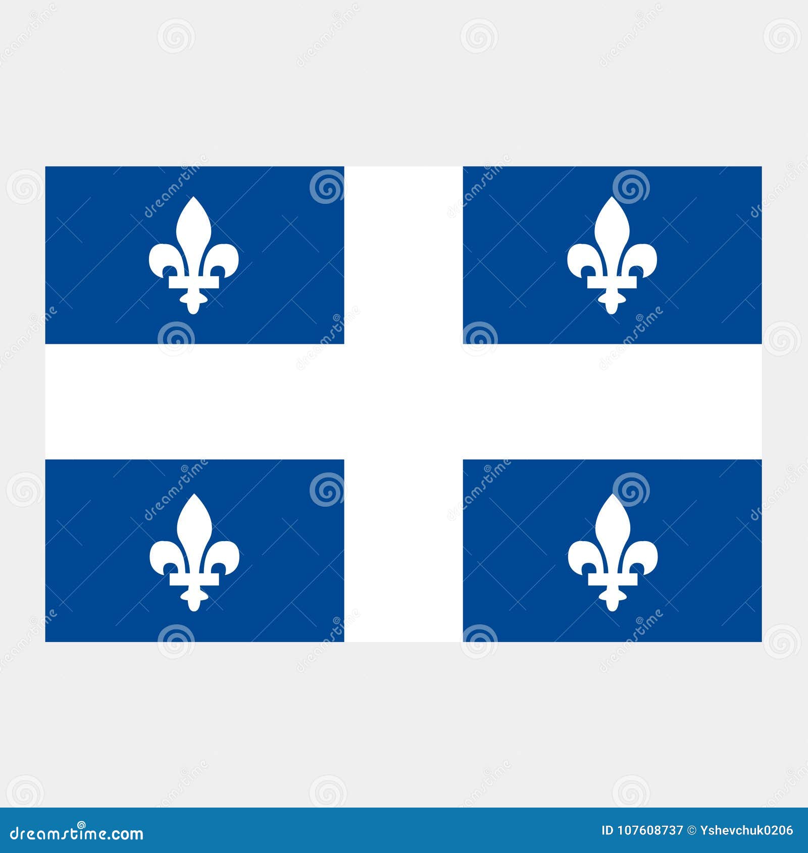 Quebec of Icon. Vector Illustration Stock Vector - Illustration of ...