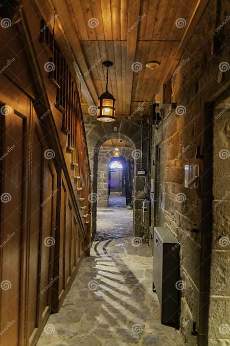 Interior View of the La Citadelle De Quebec Stock Image - Image of ...