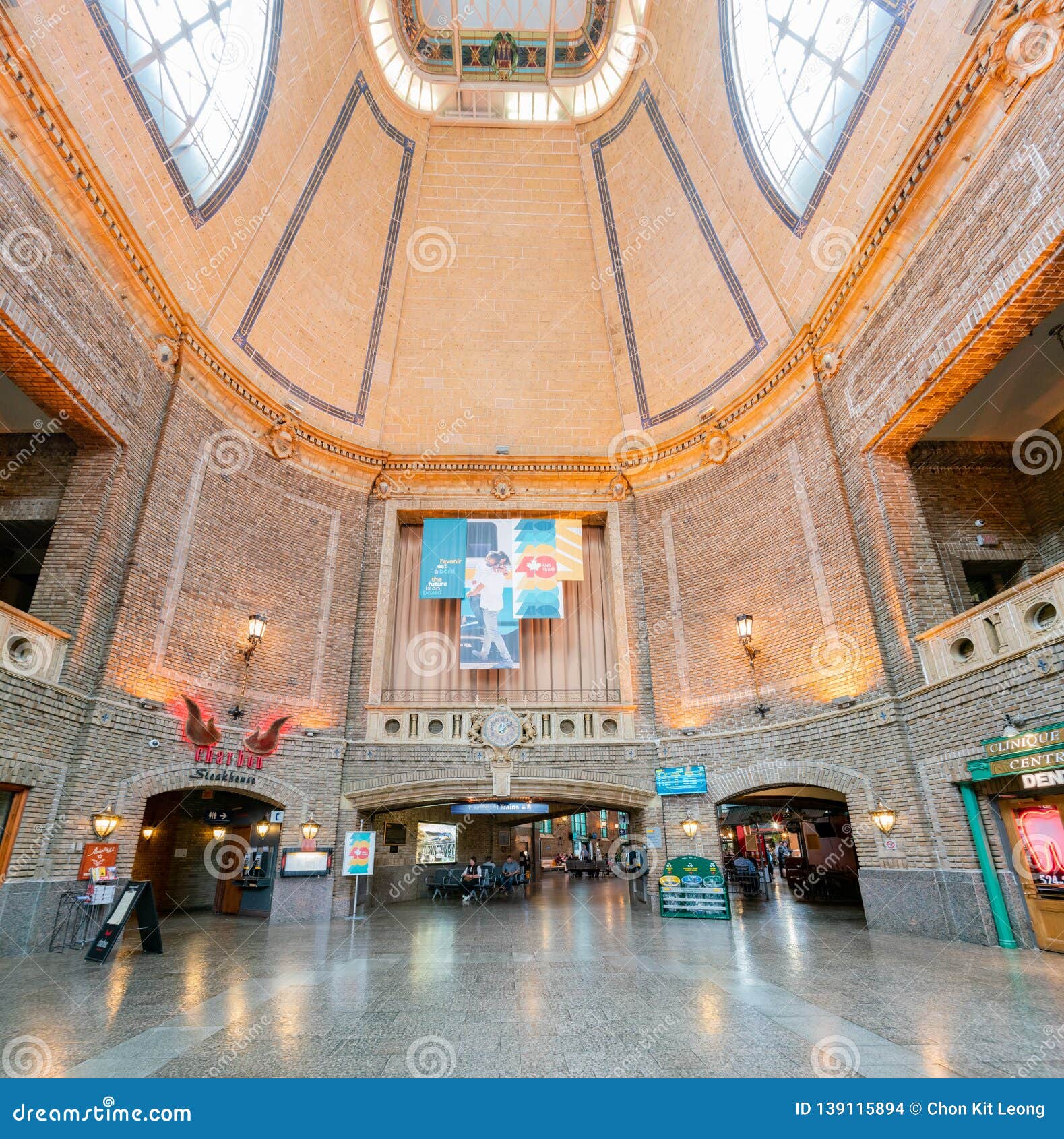 Interior View of the Train Station Editorial Stock Image - Image of ...