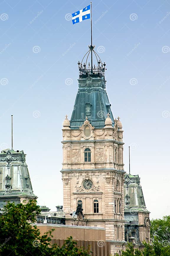 Quebec parliament stock image. Image of flag, history - 11103541