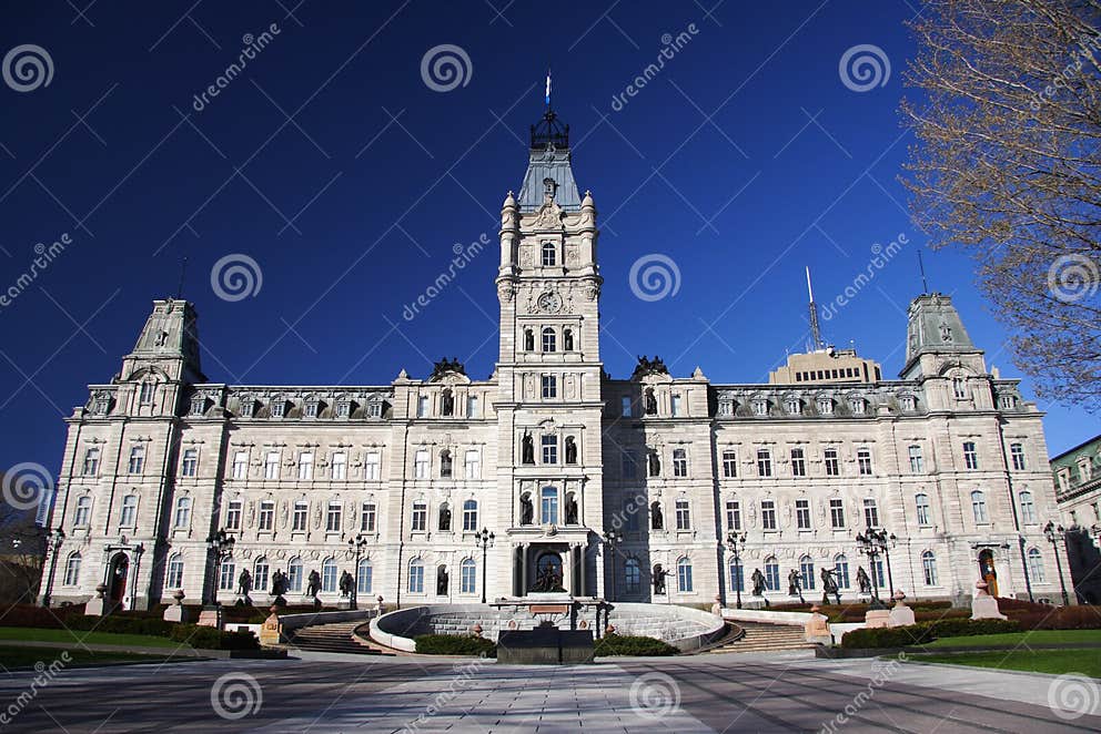 Quebec parliament stock image. Image of destination, leadership - 9251291