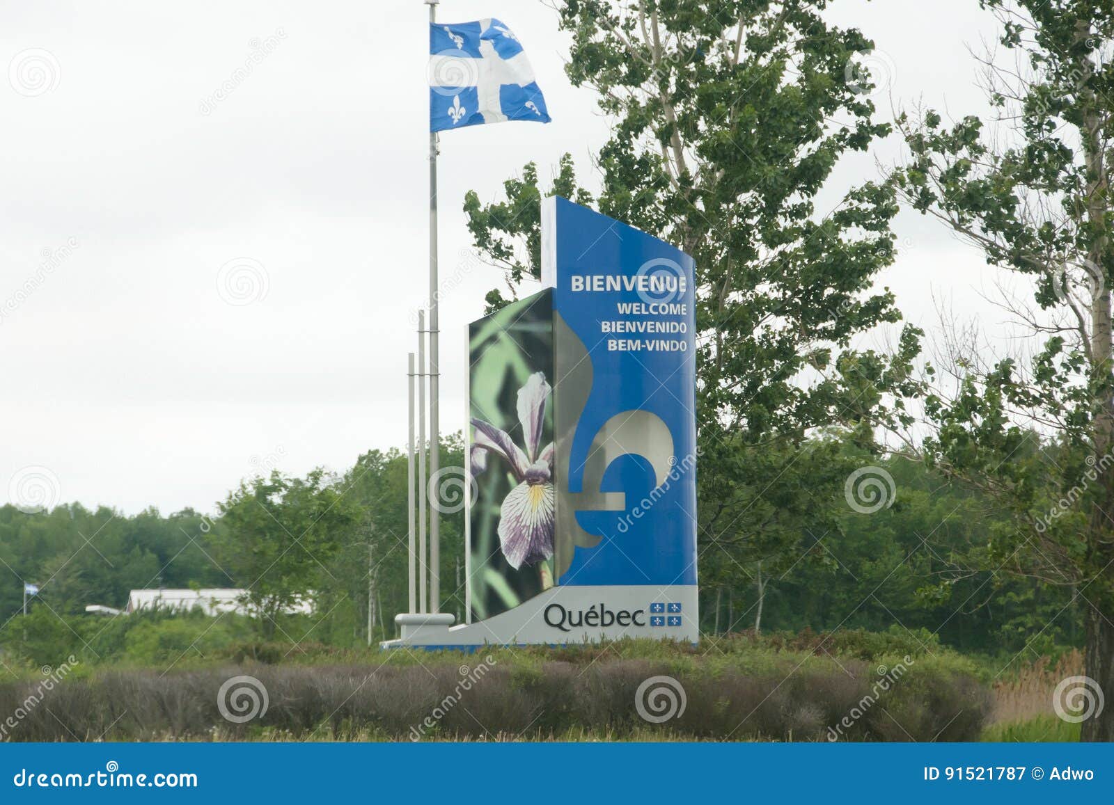 Quebec Province Sign - Canada Editorial Photography - Image of trans ...