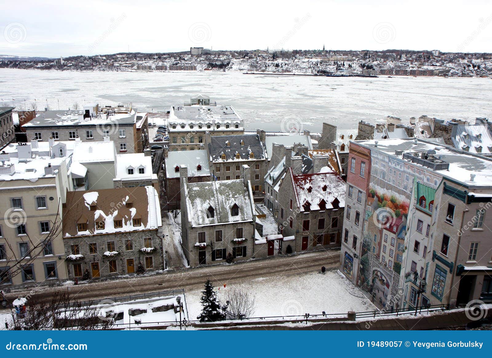 Quebec in winter stock image. Image of snow, doors, quebec - 19489057