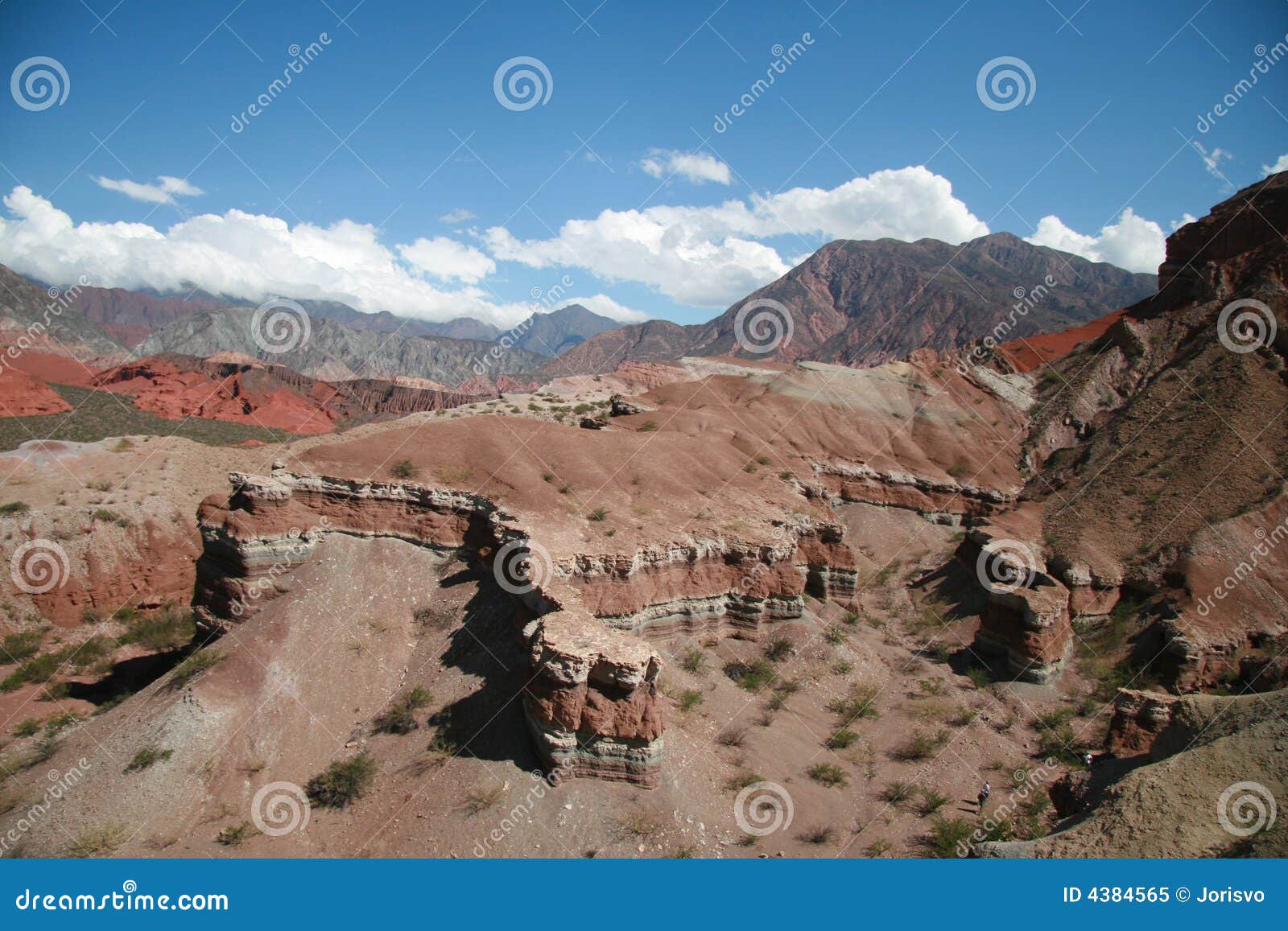 Quebrada de Cafayate stock image. Image of latin, hiking - 4384565