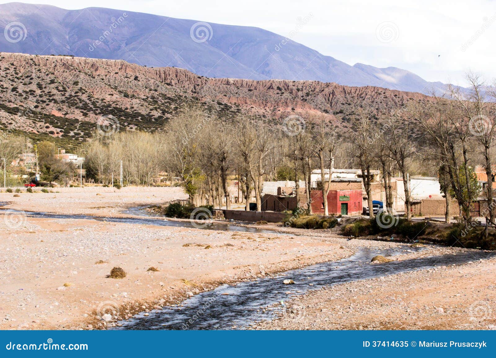 Quebrada De Humahuaca in Argentina. Stock Image - Image of orange ...