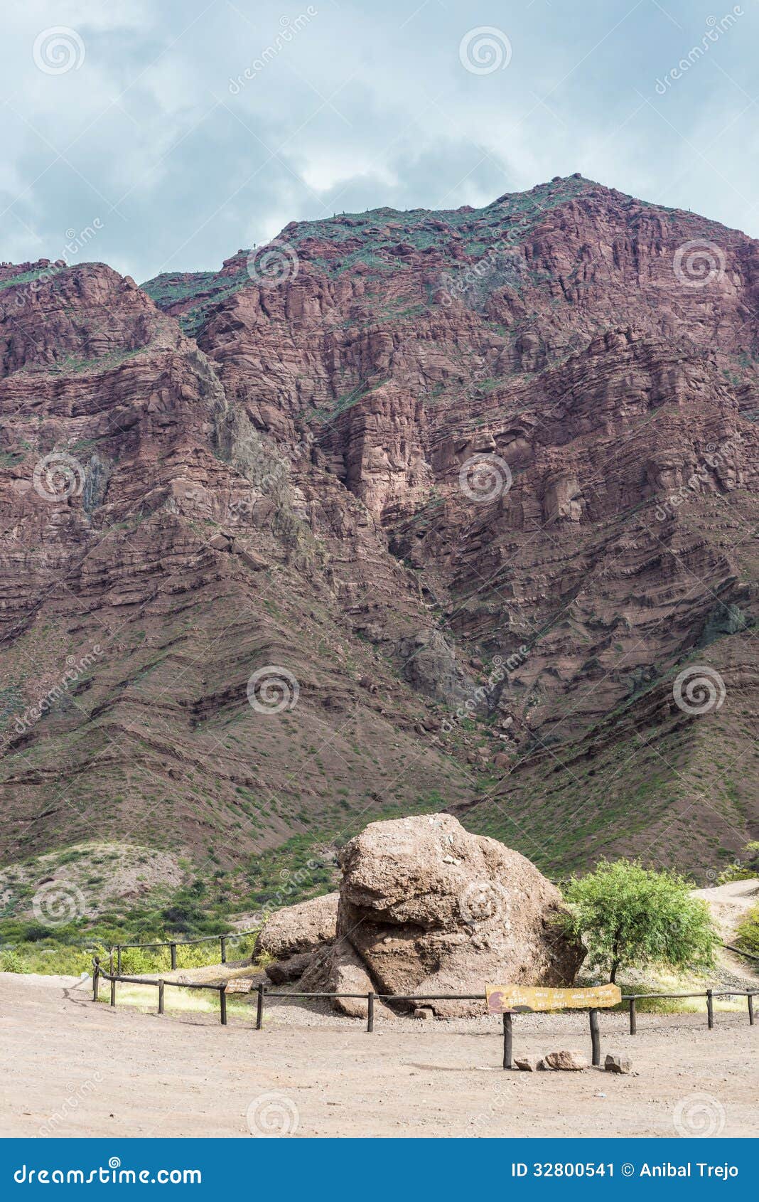Quebrada De Las Conchas, Salta, Argentina Do Norte Imagem de Stock ...