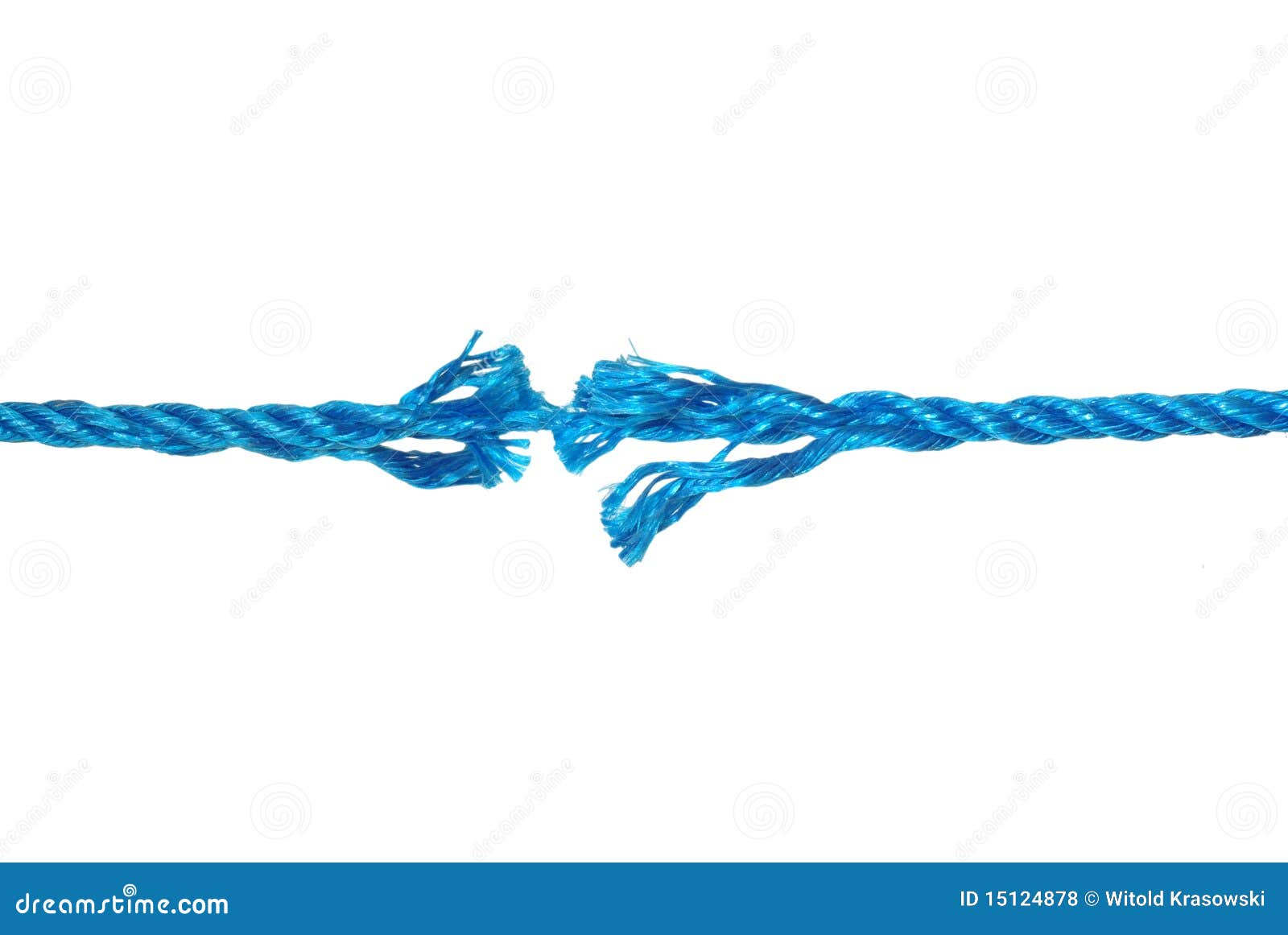 Quebrando a corda foto de stock. Imagem de ruptura, corte - 15124878