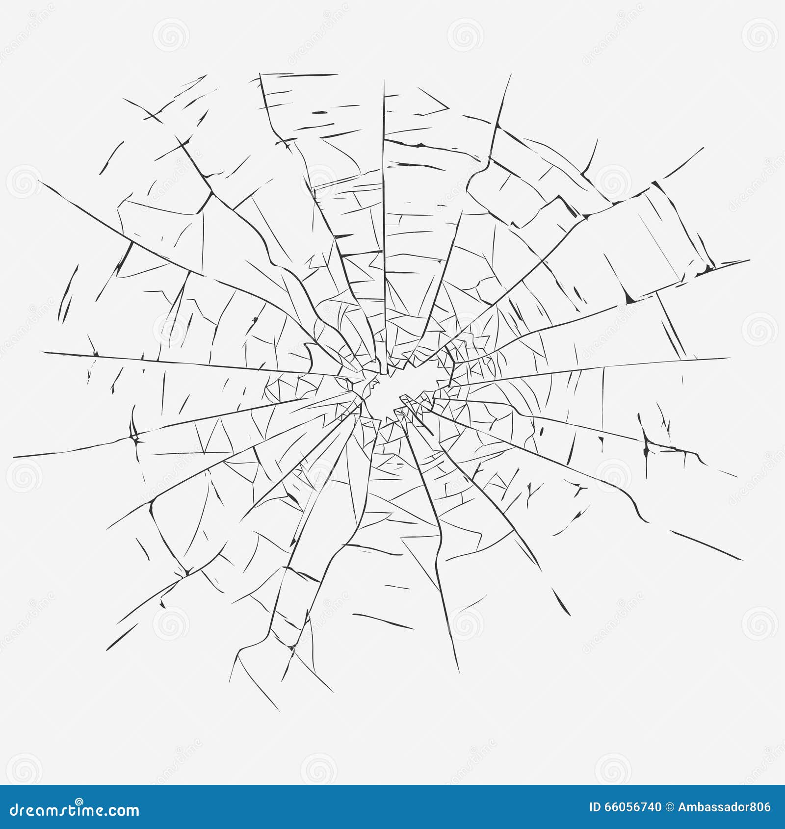 Quebras, Vetor De Vidro Quebrado Ilustração do Vetor - Ilustração de ...