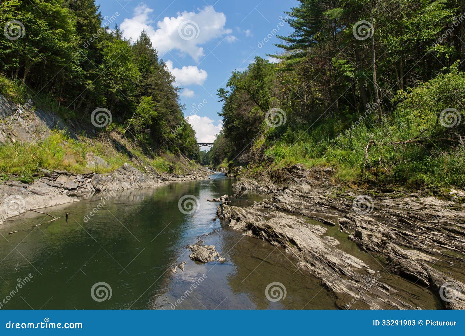 Quechee Gorge, Quechee Village, Town Of Hartford, Windsor County ...