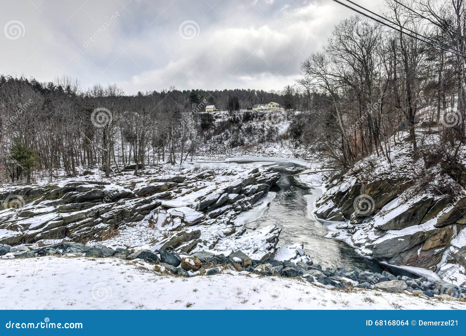 Quechee River - Vermont stock photo. Image of quechee - 68168064