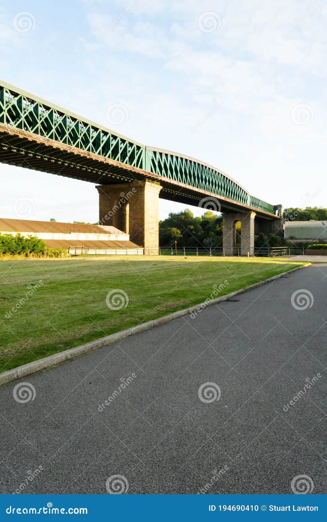 The Queen Alexandra Bridge in Sunderland Stock Photo - Image of ...