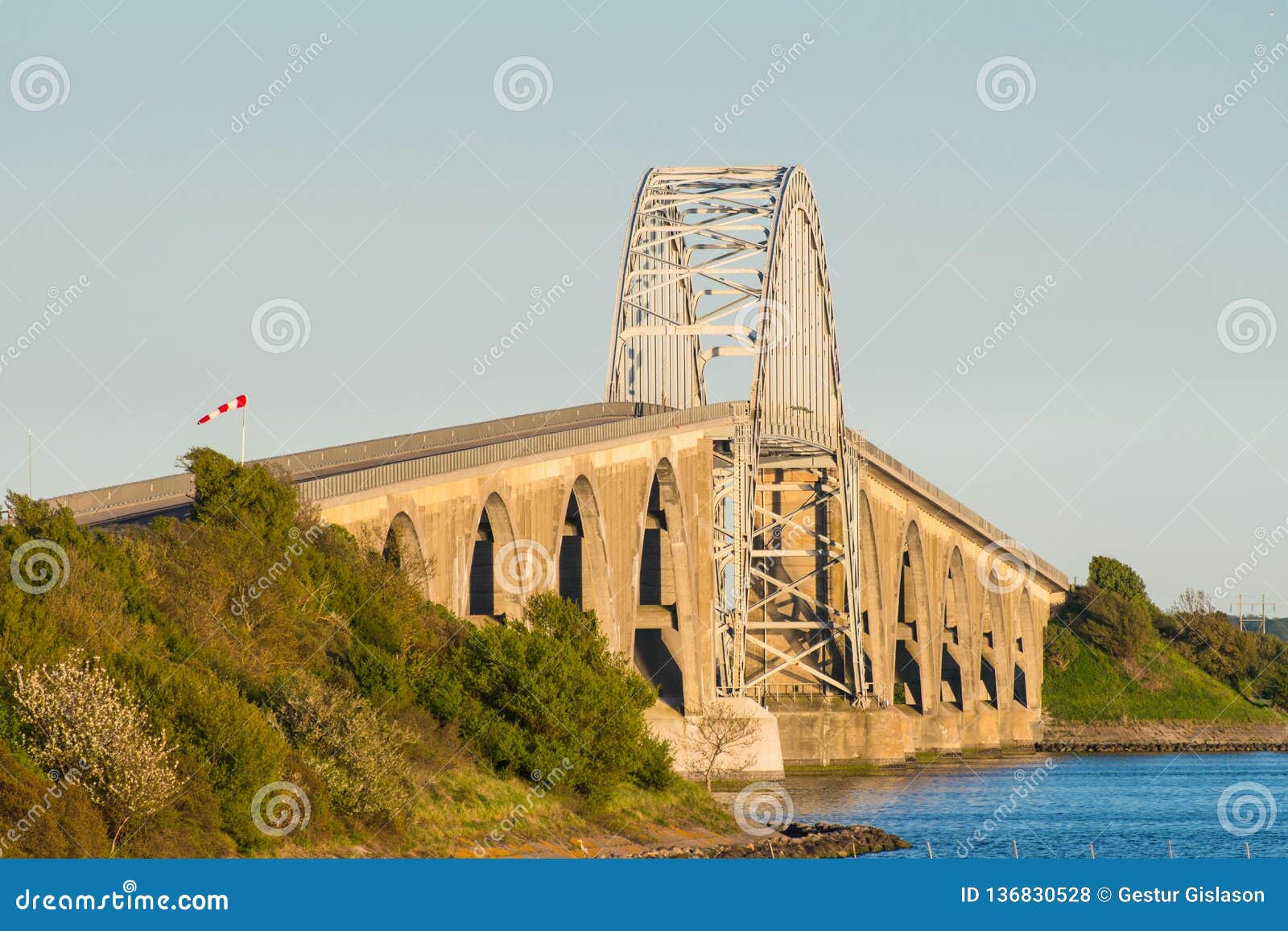 Queen Alexandrines Bridge in Denmark Stock Photo - Image of countryside ...