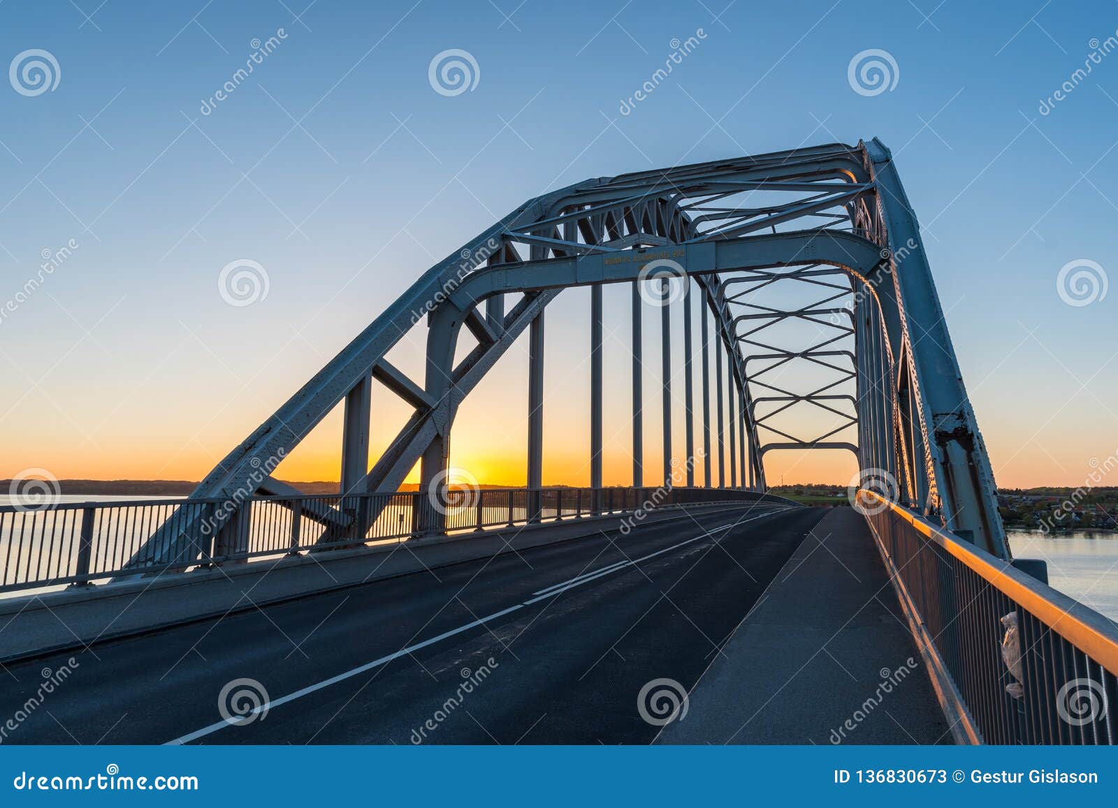 Queen Alexandrines Bridge in Denmark Editorial Stock Photo - Image of ...