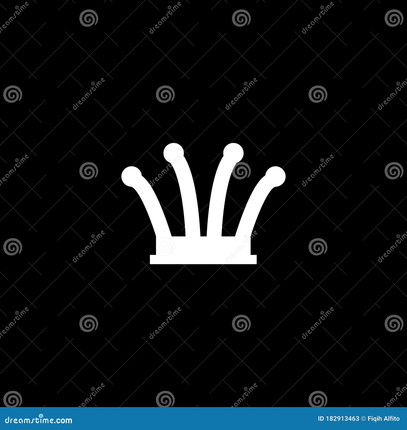 Queen Chess Piece Logo. Text Can Be Added in Edit Menu. Vector Eps.10 ...