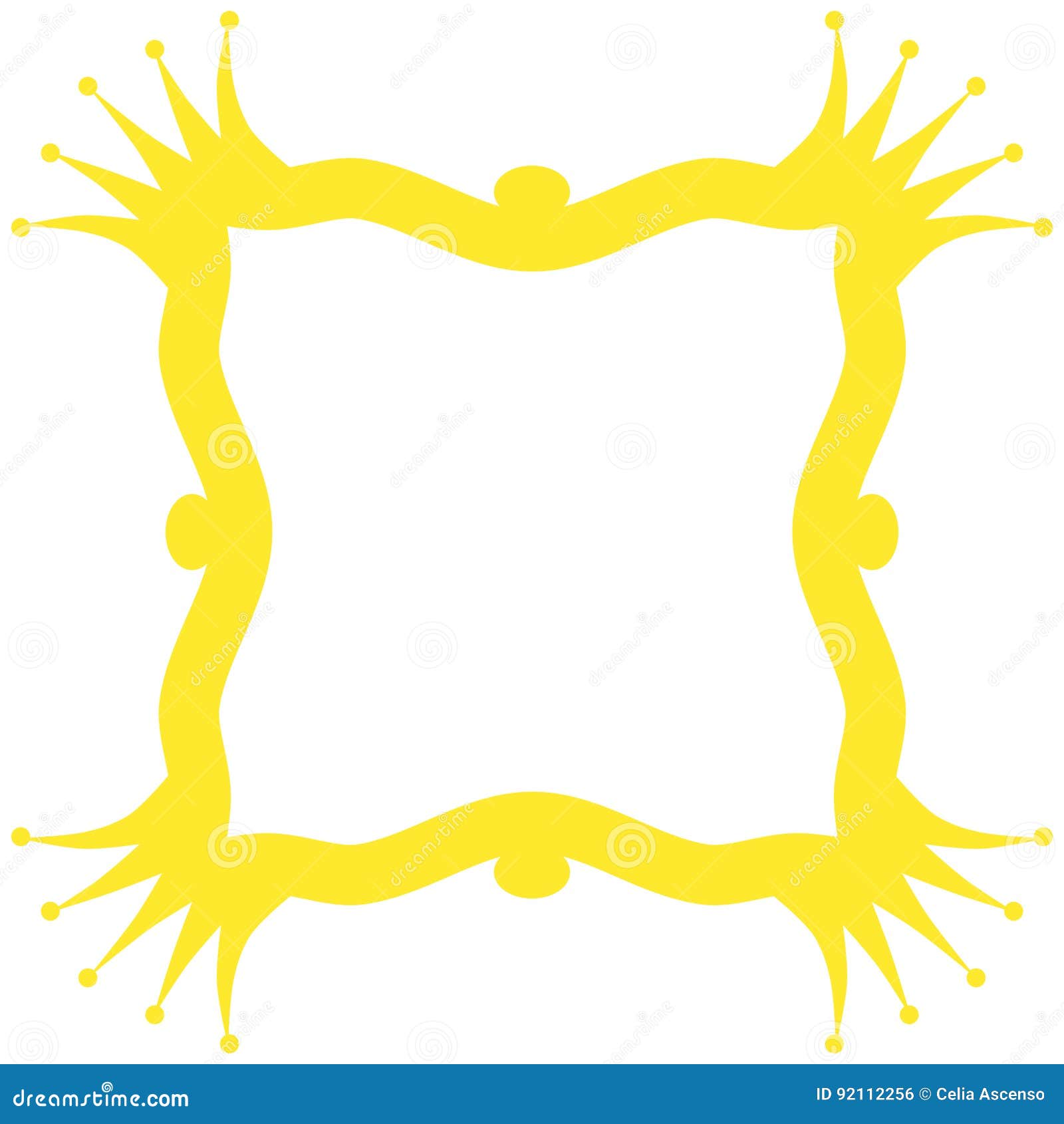 Kings Border Cartoon Vector | CartoonDealer.com #313771