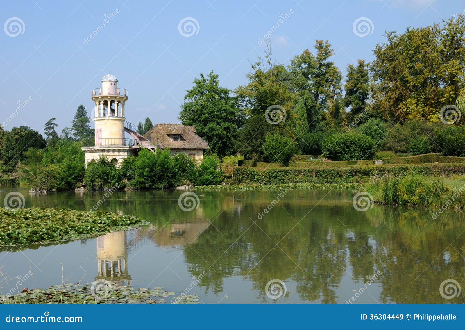Queen Hamlet in the Park of Versailles Palace Stock Image - Image of ...