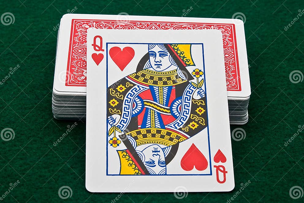 Queen of Hearts stock image. Image of game, gaming, backgrounds - 10799673