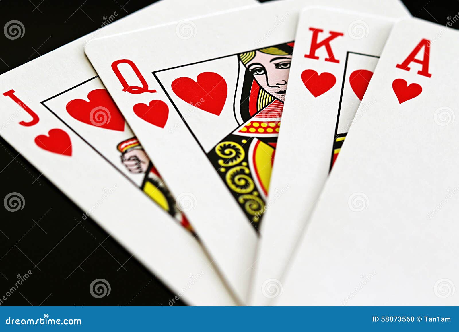 Jack, Queen, And King Red Diamond Cards Stock Photo | CartoonDealer.com ...