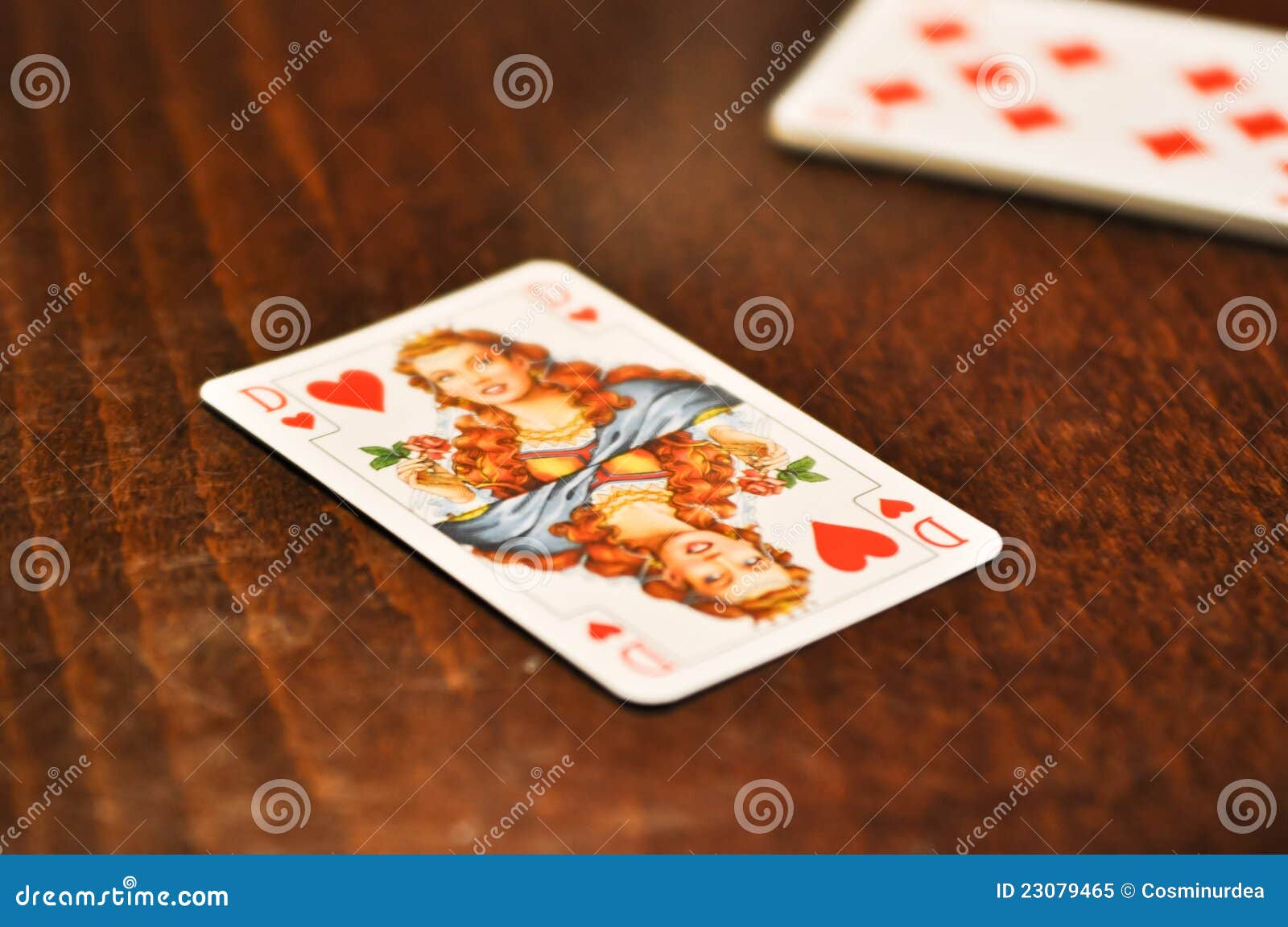 Queen poker card stock image. Image of queen, highest - 23079465