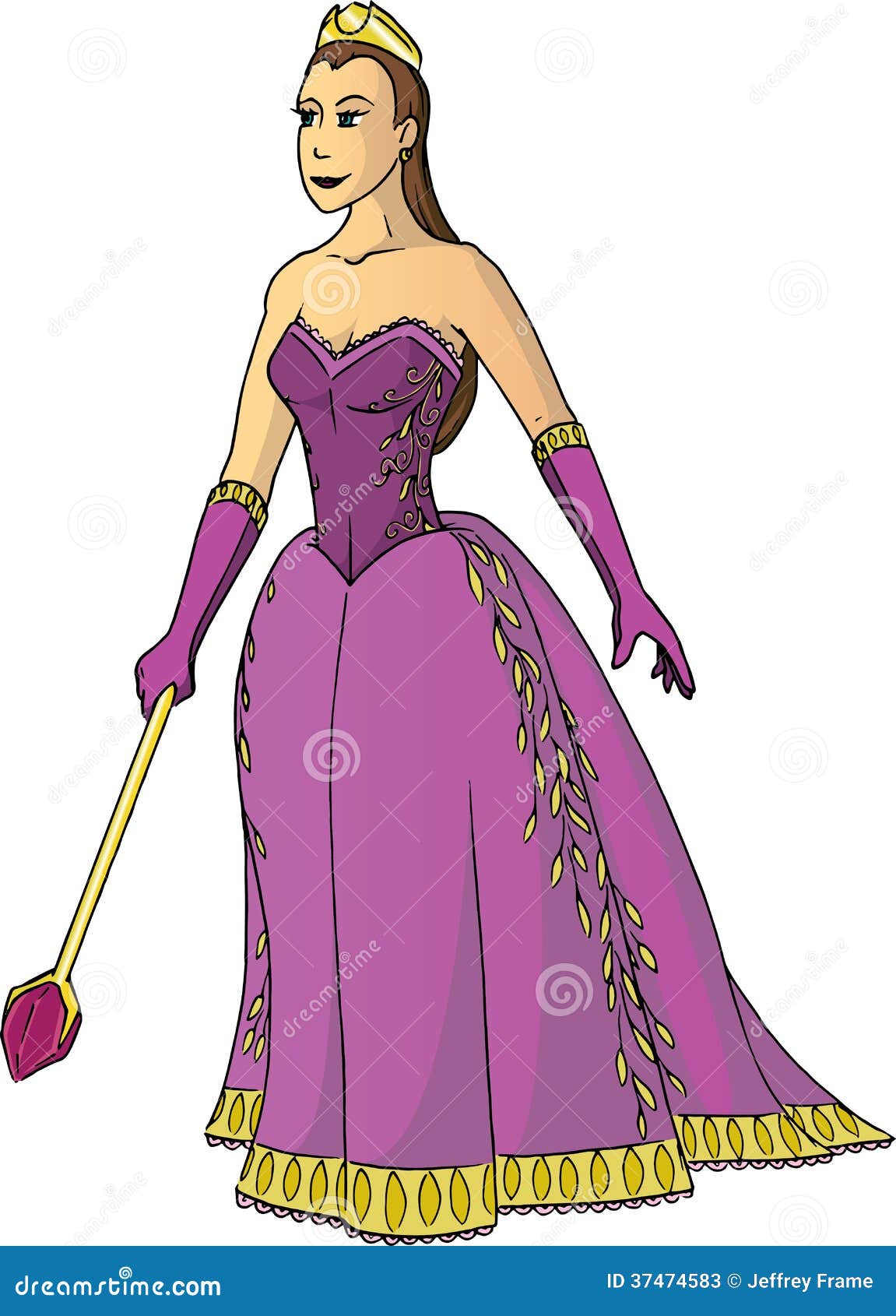 Regal Fae Queen & Mythical Creature Royalty-Free Stock Image ...