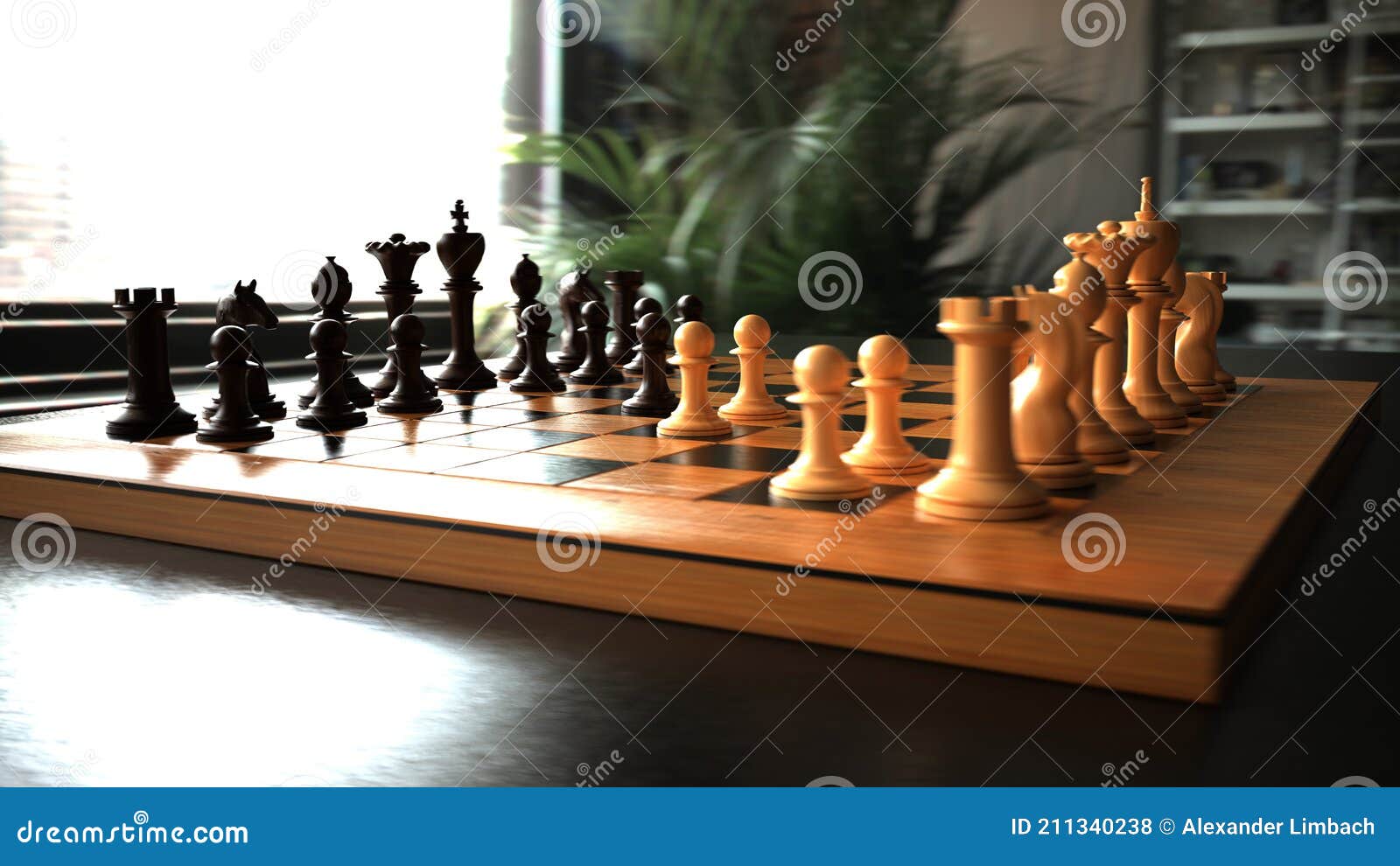 Queen`s Gambit stock photo. Image of queen, tactic, chess - 211340238