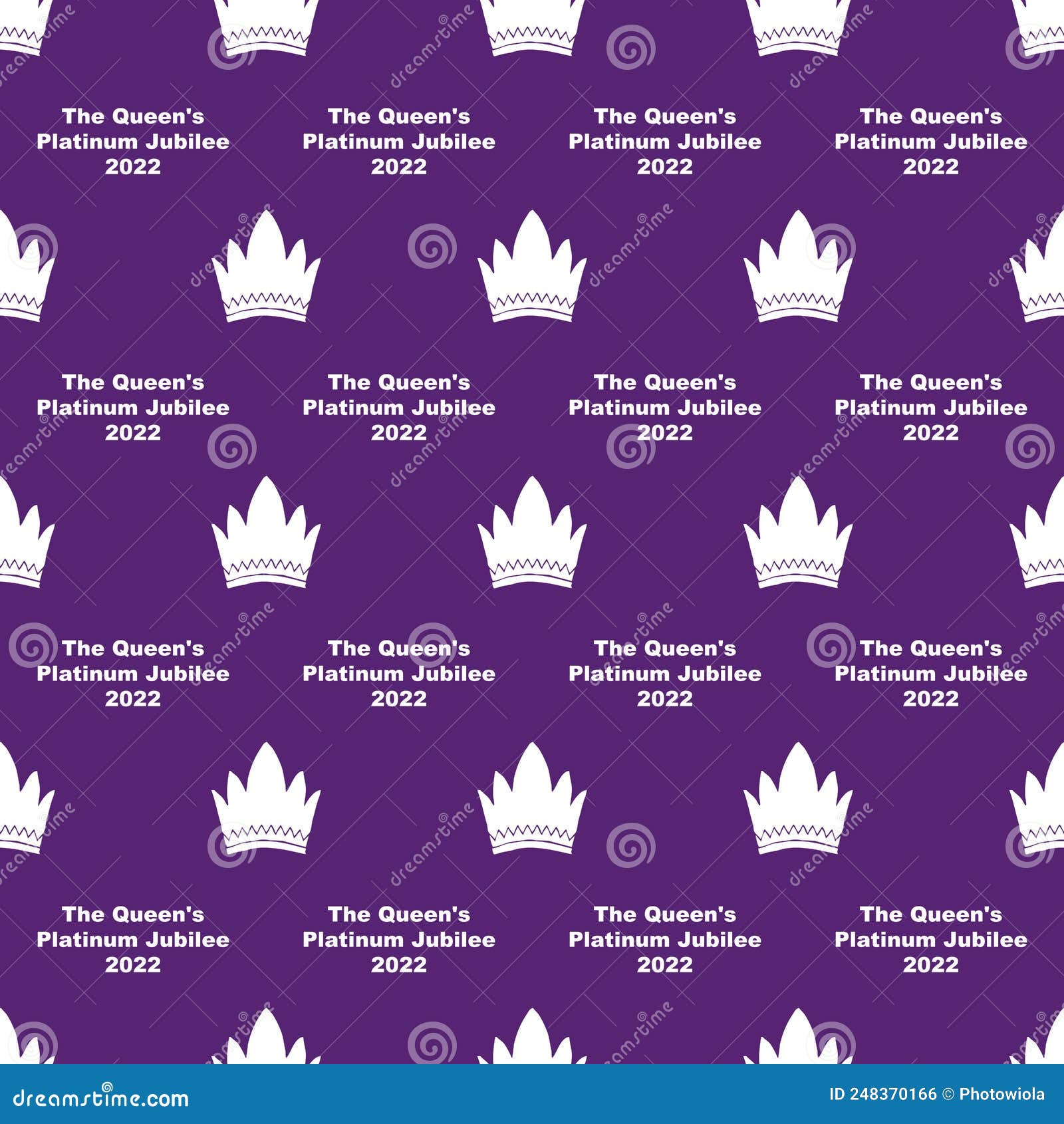 Queen`s Platinum Jubilee 2022 Stock Illustration - Illustration of ...