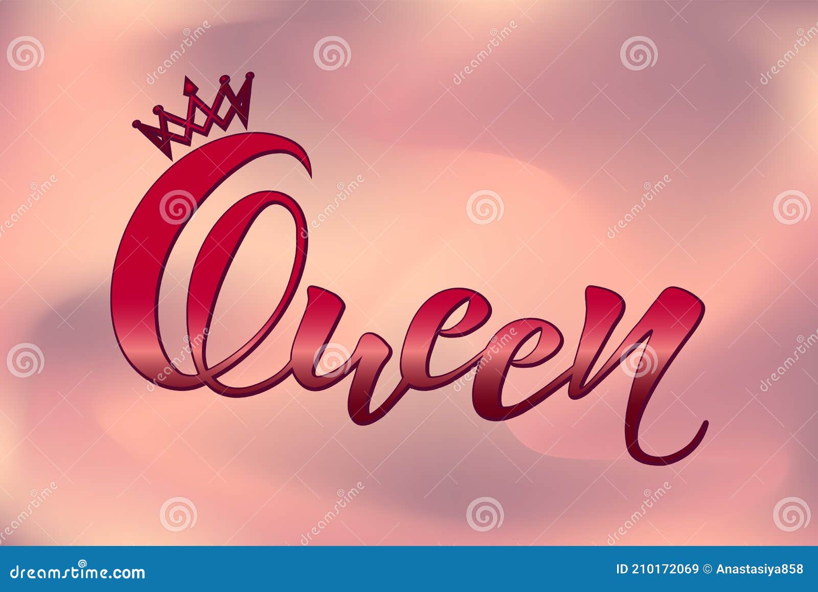 Text Queen on Background in the Style of Tie Dye for Clothes. Queen ...