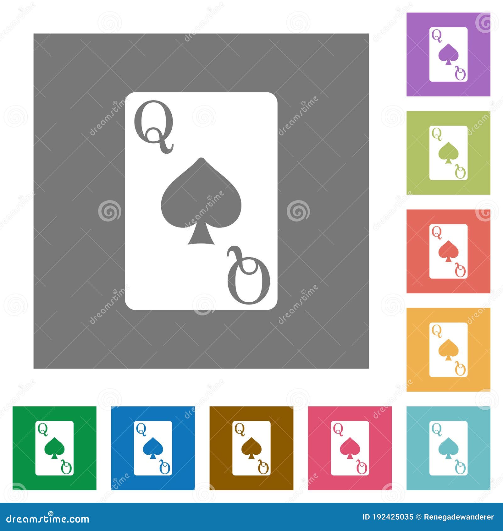 Queen Of Spades Royalty-Free Illustration | CartoonDealer.com #98658873