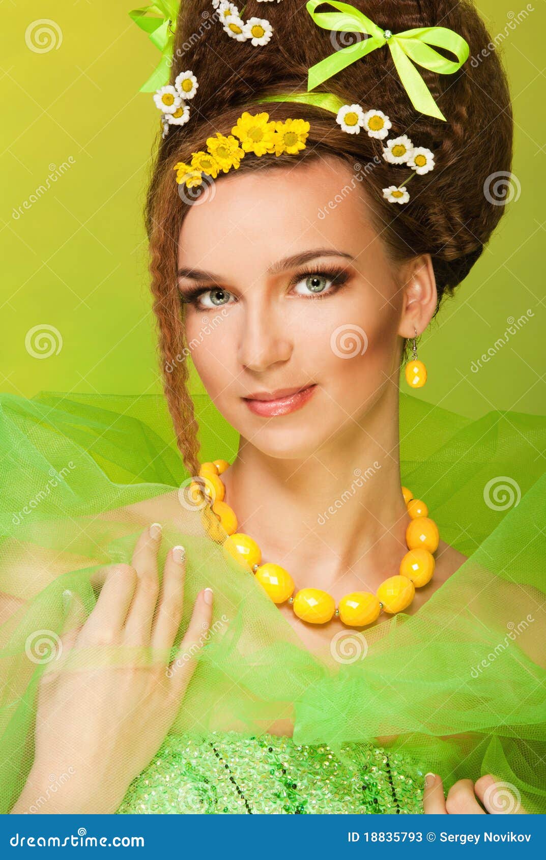 Queen of the spring stock image. Image of chamomile, caucasian - 18835793