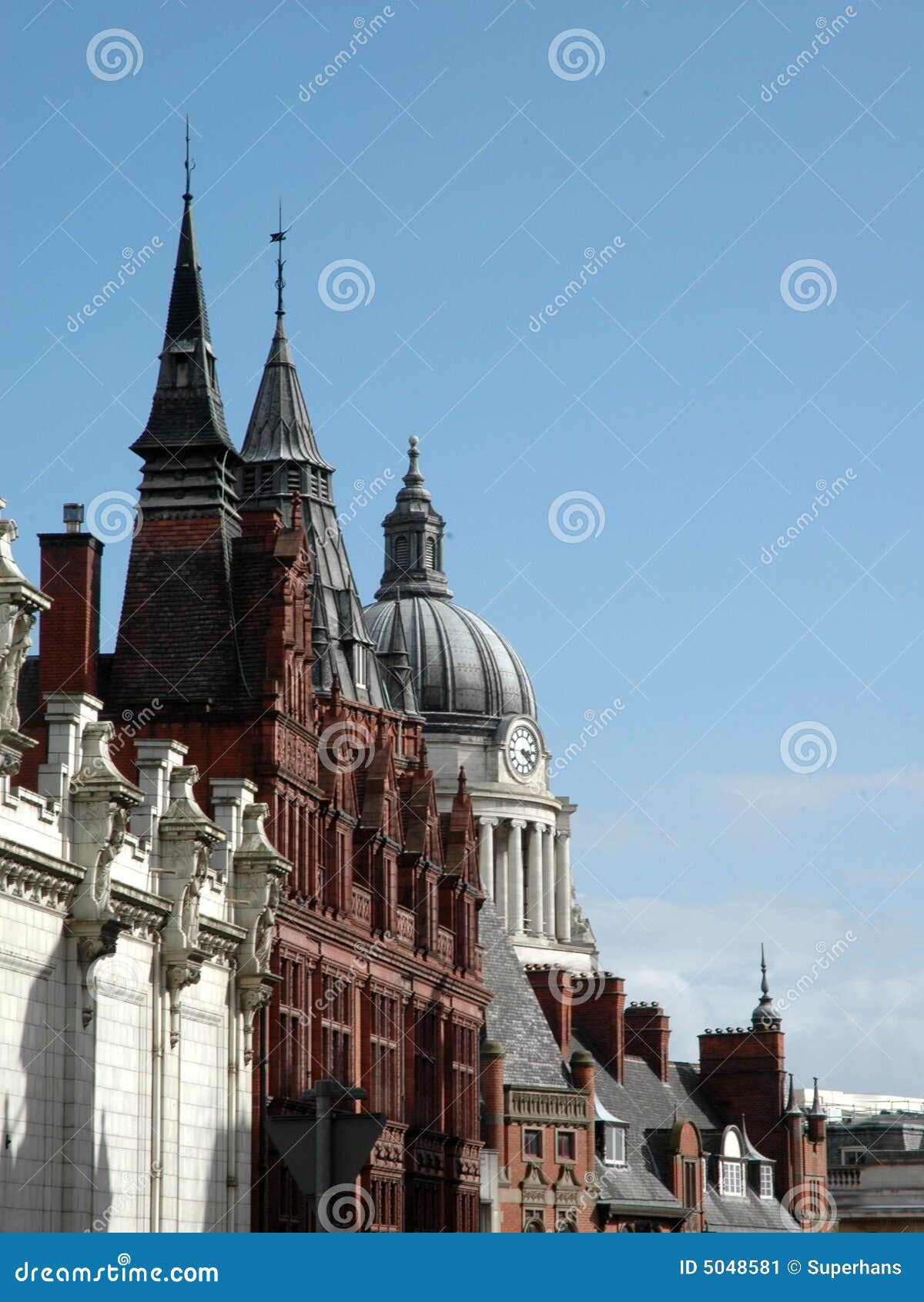 Queen Street, Nottingham, UK Stock Image - Image of architecrue ...